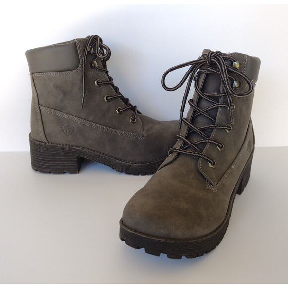 Rock & Candy | Shoes | Rock Candy Womens Gray Faux Nubuck Leather ...